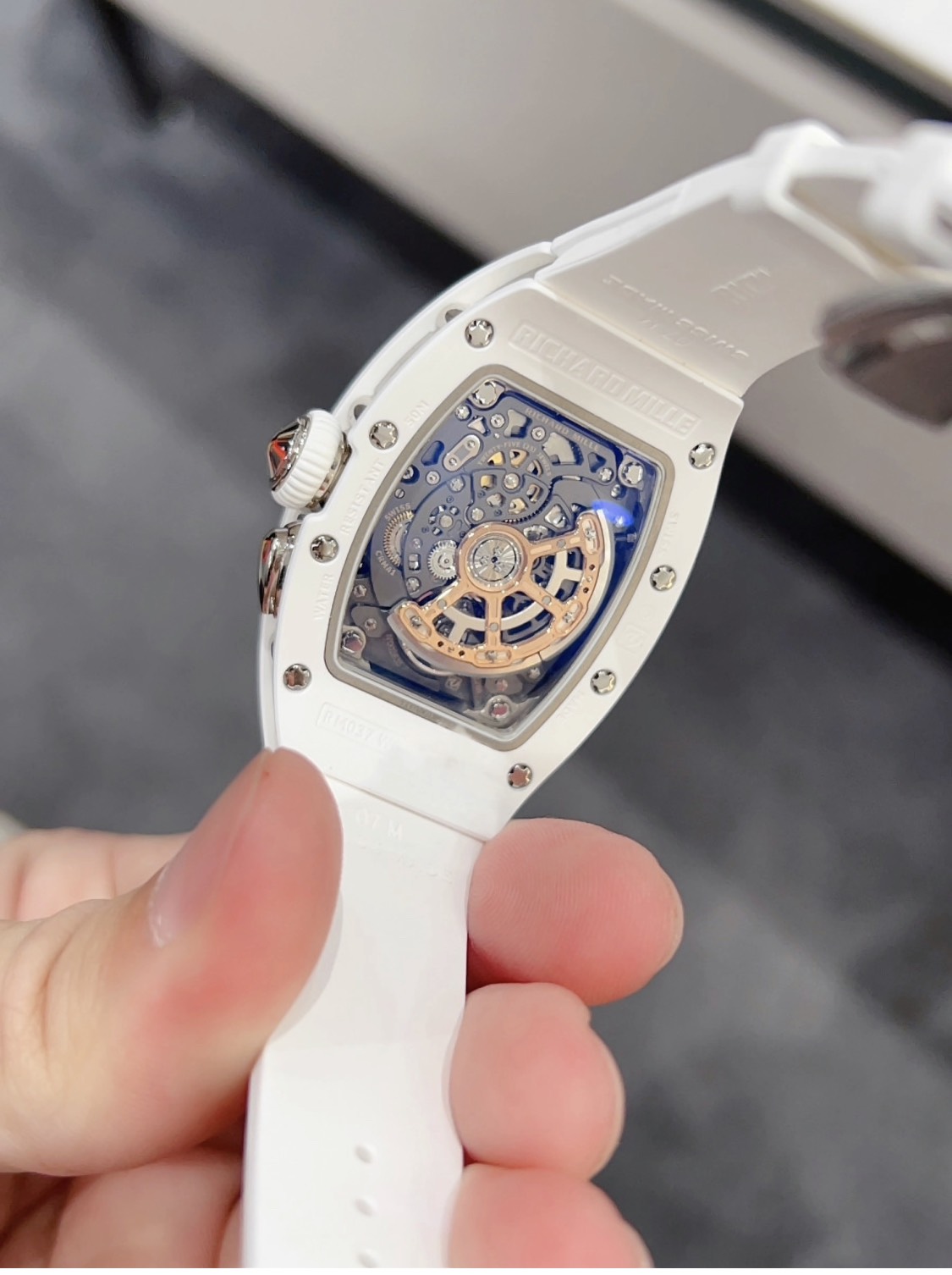 Đồng Hồ Richard Mille RM 037 All White Ceramic